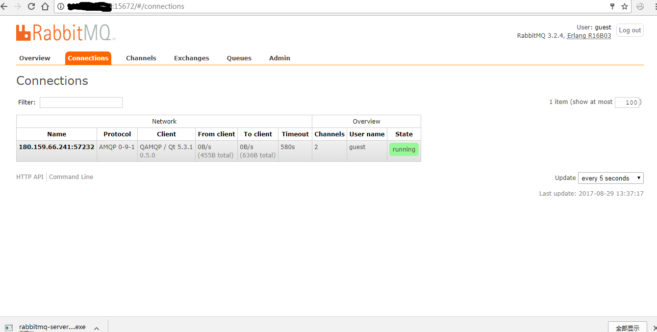 Qt使用 消息队列框架 RabbitMQ_qt rabbitmq-CSDN博客
