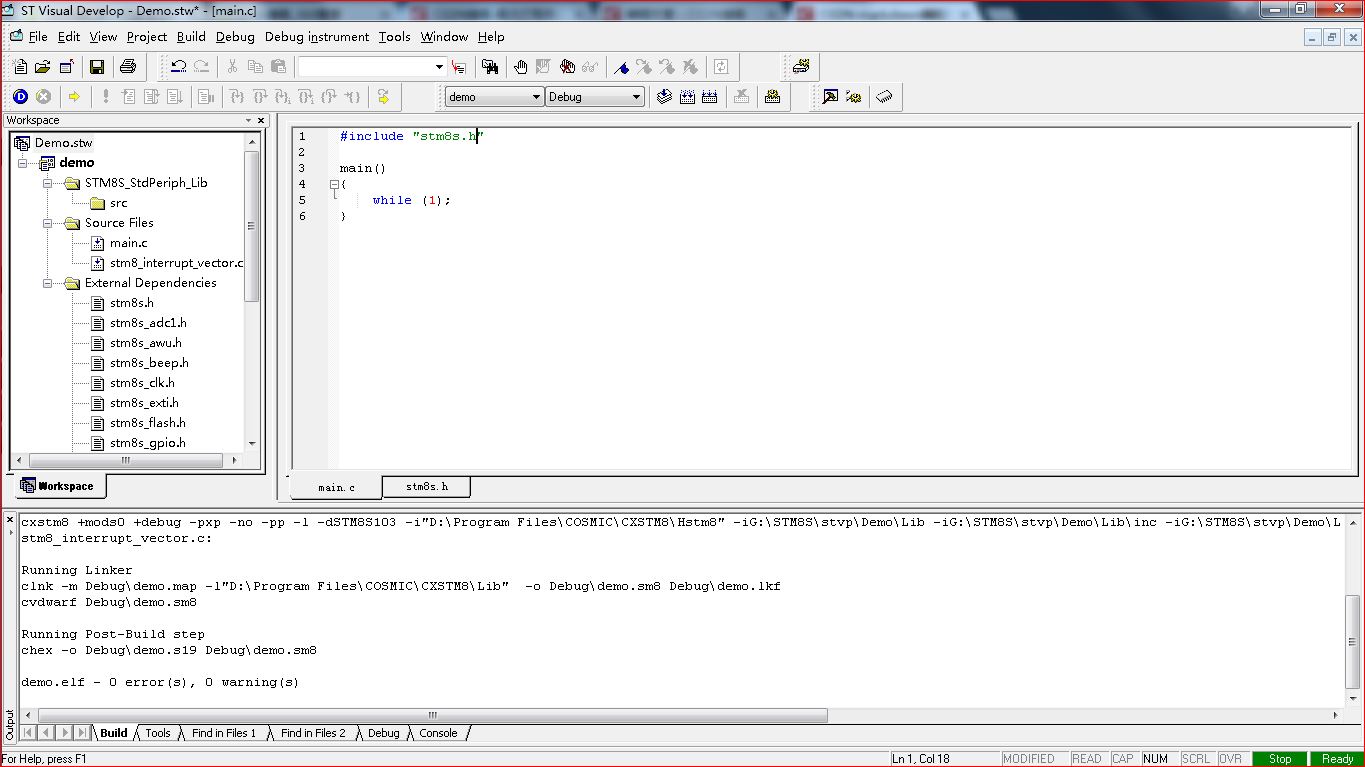 STVD+STM8官方固件库创建工程模板_stm8用st visual develop怎么创建工程-CSDN博客