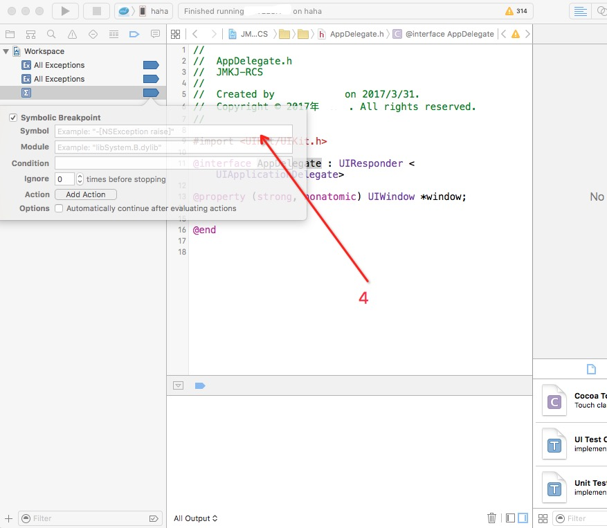 Xcode 符号断点(Symbolic Breakpoint)-CSDN博客