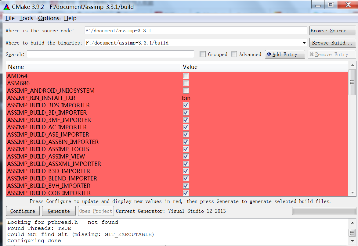 assimpt模型导入配置_assimp 环境搭建测试-CSDN博客