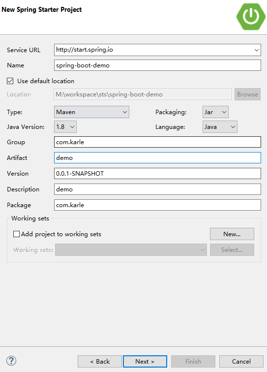 Eclipse新建Spring-boot项目，打包部署并输出HelloWord_不羁鱼|Karle-CSDN博客