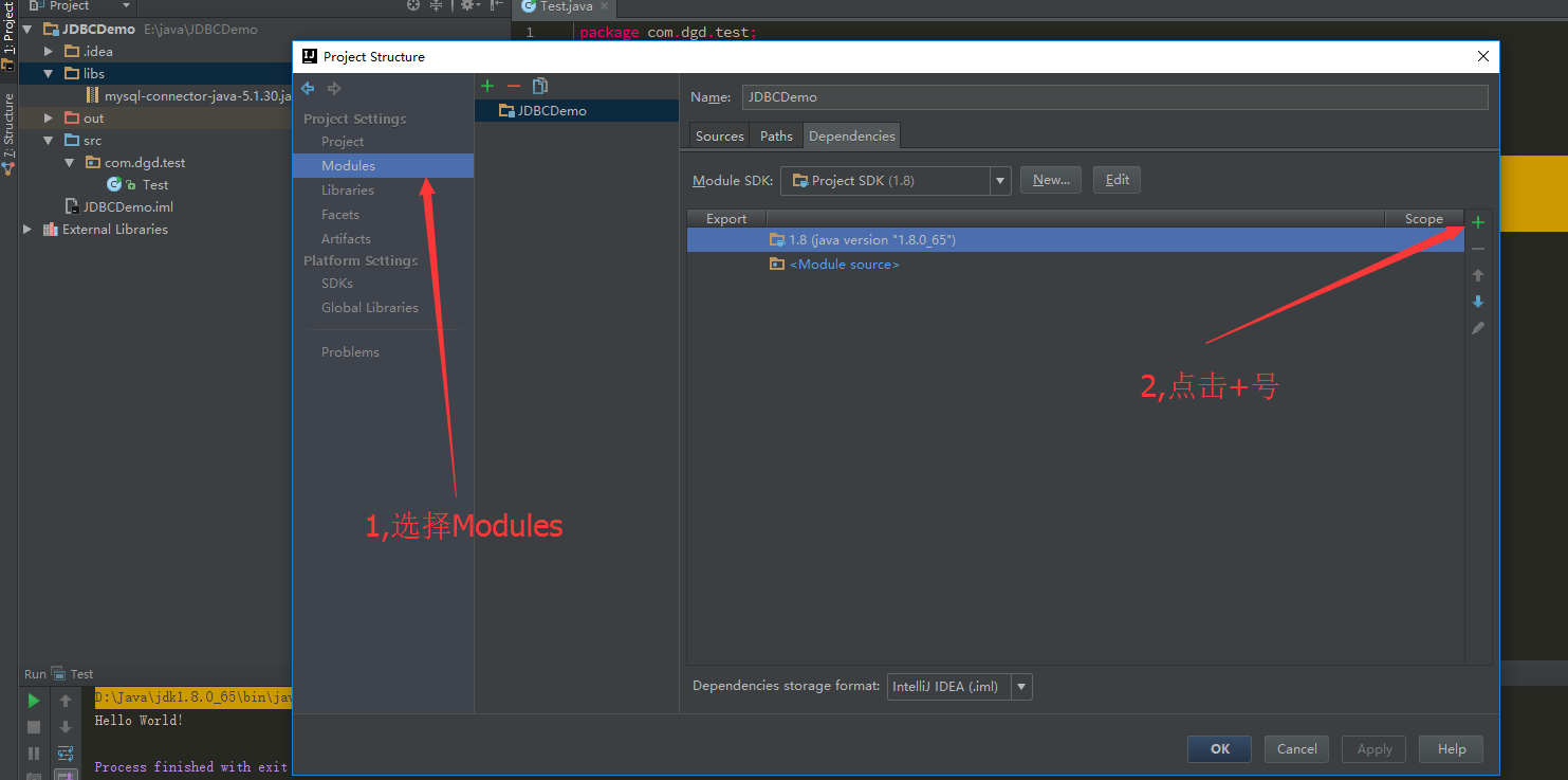 详尽图文，用Intellij Idea创建一个普通的Java工程并用JDBC连接数据库_创建一个空java项目引入jdbcteml-CSDN博客