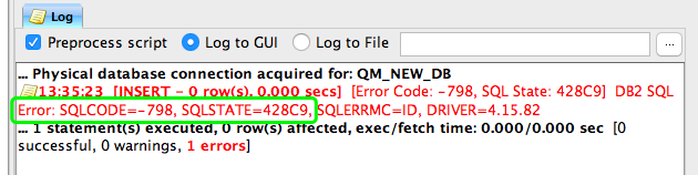 出现 DB2 SQL Error: SQLCODE = -798, SQLSTATE = 428C9 错误的原因及解决方法_db2 -798-CSDN博客