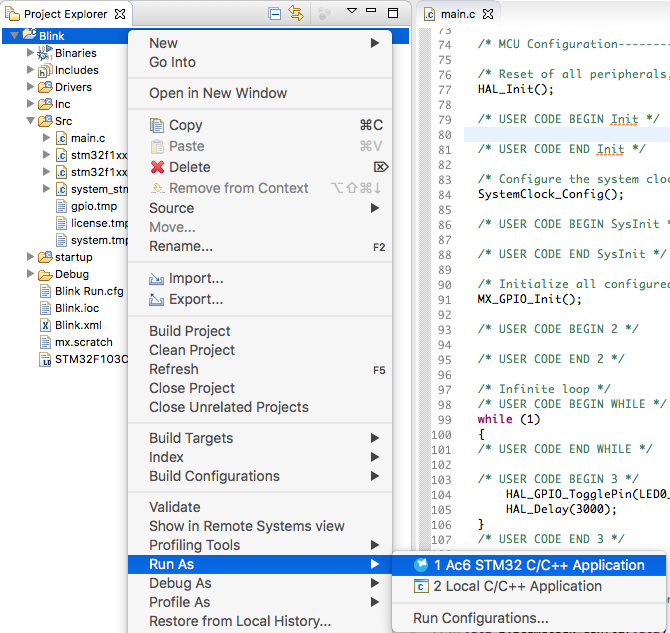 macOS STM32开发(STM32CubeMX/SW4STM32/ST-Link)_stm32cubeprogrammer mac版下载-CSDN博客