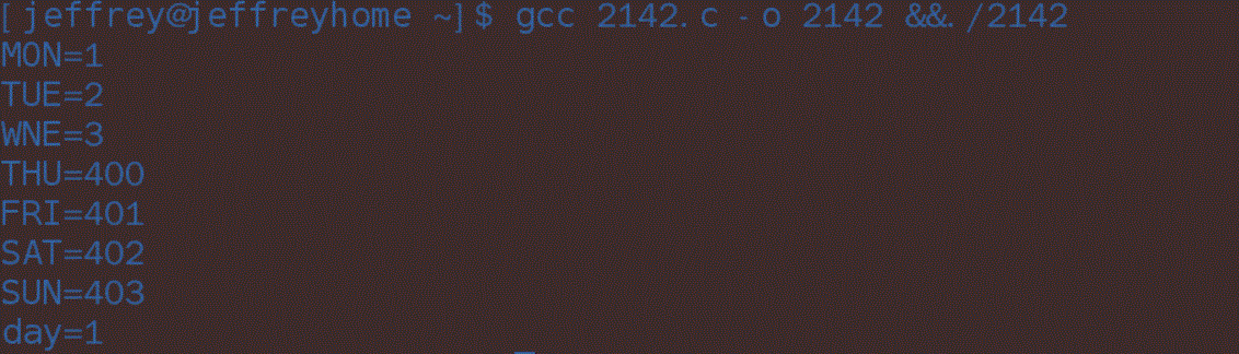 C语言之枚举类型（enum）c语言枚举类型 初始化 Csdn博客