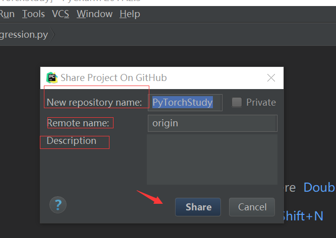 Pycharm项目上传到Github_pycharm如何使用用户名密码不使用token登录git-CSDN博客