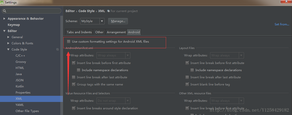 Android Studio xml 格式化不自动换行问题_android 写的xml不换行-CSDN博客