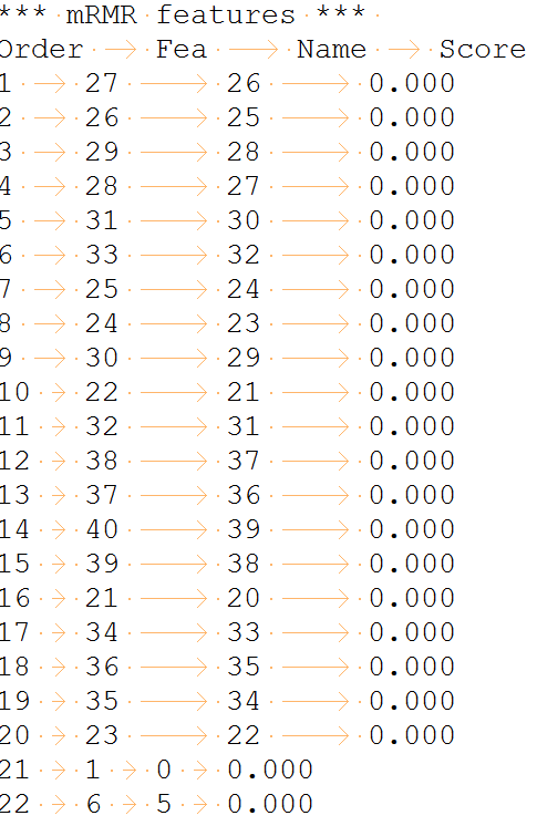 mRMR特征选择算法（feature_selection）的使用_mrmr使用方法-CSDN博客
