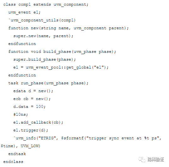 uvm_event，uvm_event_pool和uvm_event_callback用于UVM不同组件同步_uvm不同组件之间的同步-CSDN博客