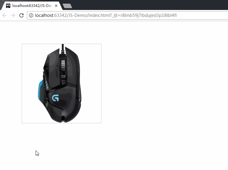 Examples of HTML+CSS+JS——Partial enlargement of commodity pictures ...