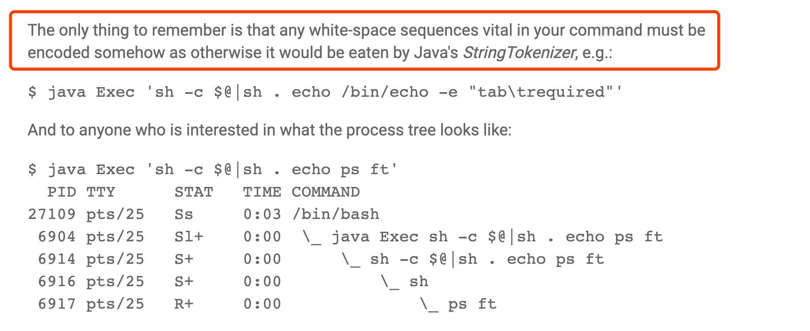 java getRuntime().exec 带符号的命令 无法执行 解决方法_runtime.getruntime().exec(commandstr) 执行命令显示不完全-CSDN博客