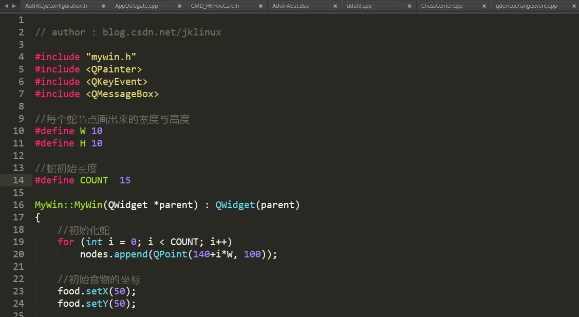 基于Qt库的C++贪吃蛇「源码+说明文档」适合学C/C++零基础学习_基于qt和c++的小游戏贪吃蛇-CSDN博客