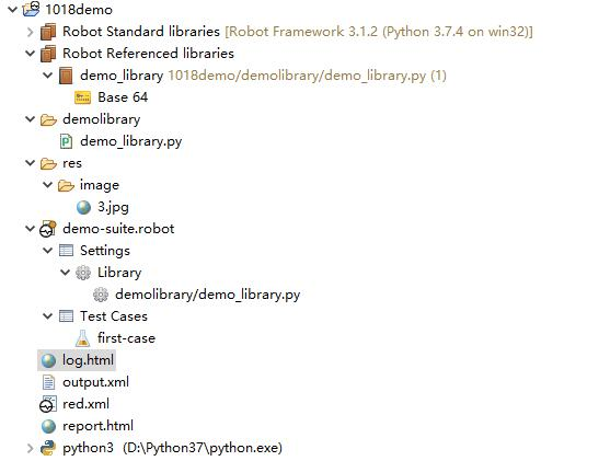 Robotframework-RED-使用python代码自定义library并引用_robotframework base64-CSDN博客