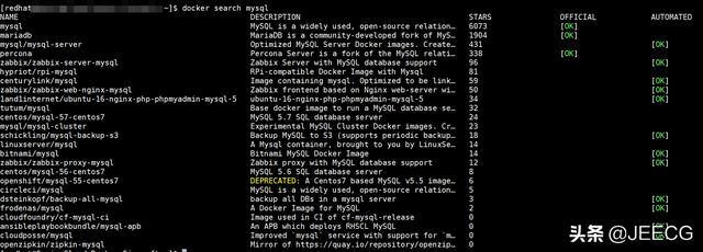 Docker 安装 Mysql5 7 航行学园