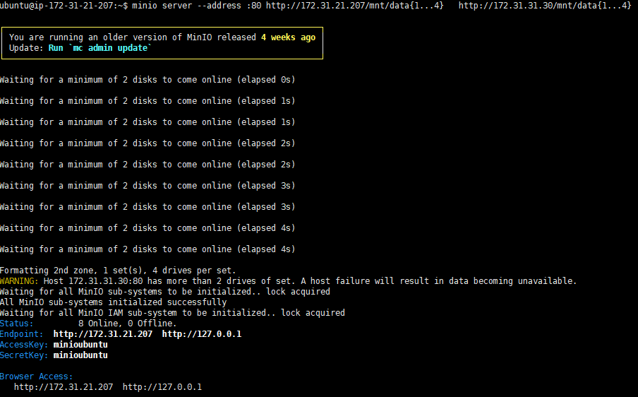 Minio 搭建对象存储服务_mino segmentation fault-CSDN博客