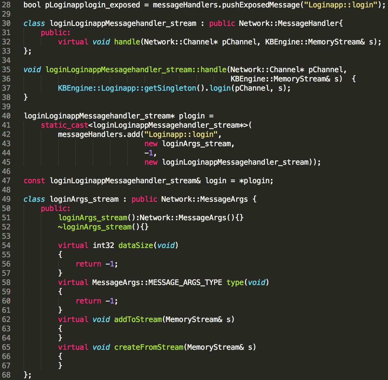 KBEngine 服务器端-loginapp-协议构建、解析执行详细介绍_kbengine 登录服务端实现-CSDN博客