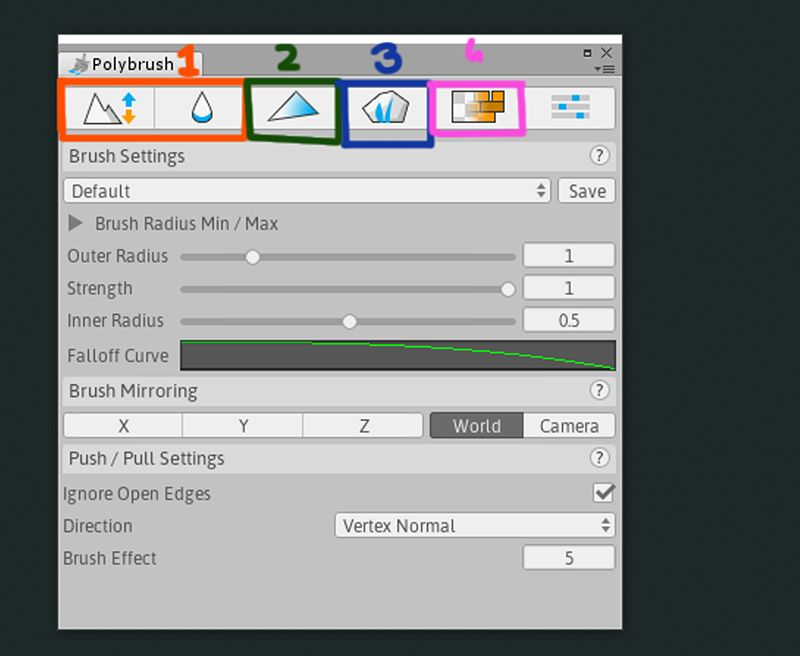Unity Polybrush与顶点色着色器 Csdn博客 