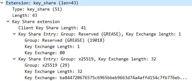 TLS1.3抓包分析（1）——ClientHello_连接什么网站可以获取tlsv1.3数据-CSDN博客