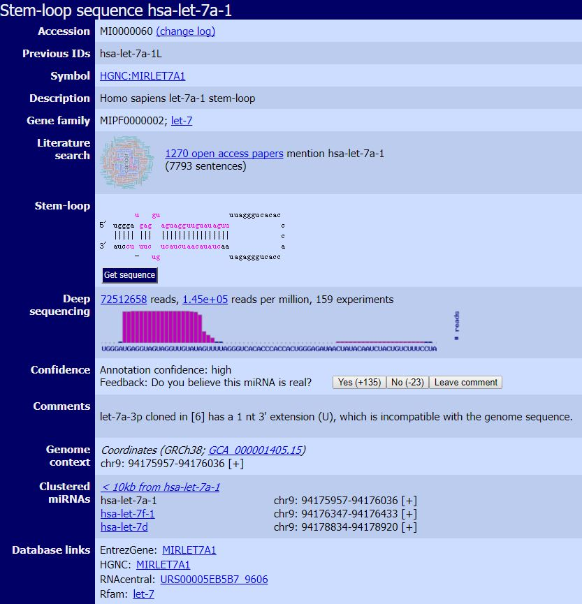miRNA数据库篇——mirBase（序列数据库）_mirnabase-CSDN博客