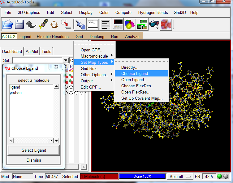 用AutoDock进行分子对接教程——半柔性对接_分子半柔性对接-CSDN博客