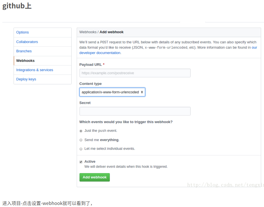 Web hooks/web 钩子详解_webhooks-CSDN博客