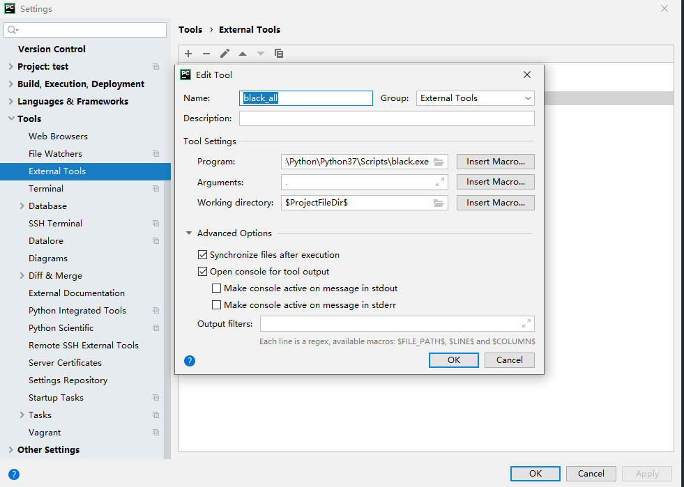 在Pycharm中通过快捷键使用black格式化代码_black format的快捷键-CSDN博客