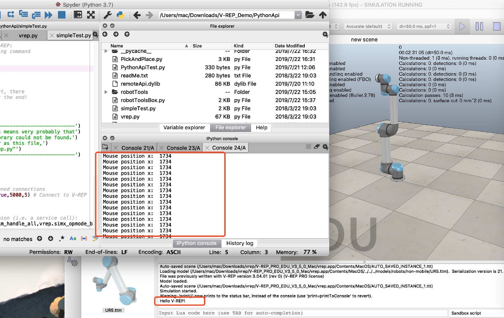 Python与V-REP联合仿真 | Joint simulation of Python and V-REP_折冰-CSDN博客