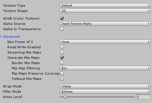 Unity 纹理属性及ui图片导入设置unity Filetermode Csdn博客 