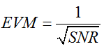 EVM和SNR的关系-CSDN博客