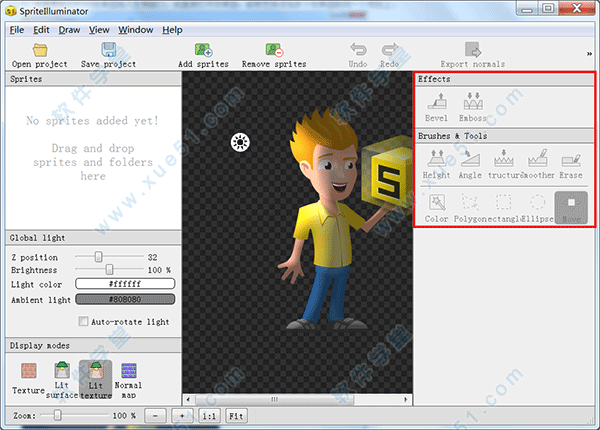 spriteilluminator(法线贴图编辑器)官方版 v1.5.3_sprite illuminator-CSDN博客