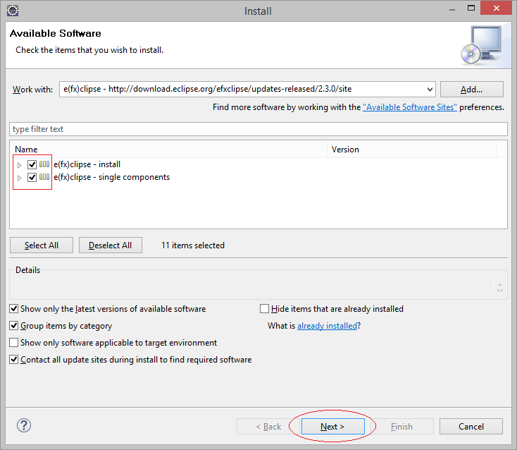 Eclipse安装JavaFX工具e(fx)clipse-CSDN博客
