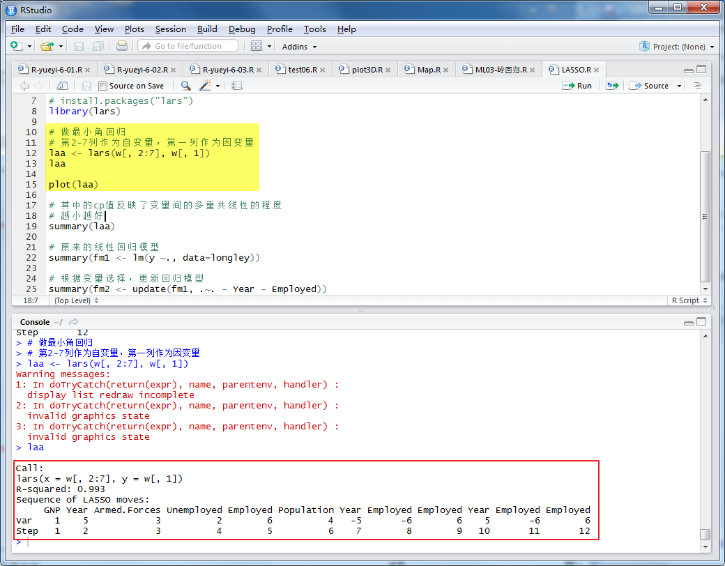 R语言与LASSO回归和LAR算法_lar怎么计算-CSDN博客