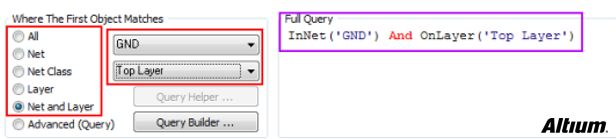 在Altium Designer中查询语句（Query）Query helper Querybuilder_ad query 命令-CSDN博客