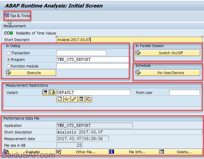 SE30使用实例教程_sap se30用法-CSDN博客