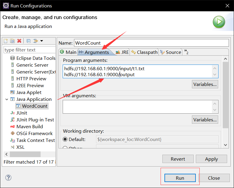 （十二）使用Eclipse编译运行WordCount程序_编写一个wordcount程序,最示运行结用。 1、用eclipse城写一个可执行jar包; 2、上-CSDN博客