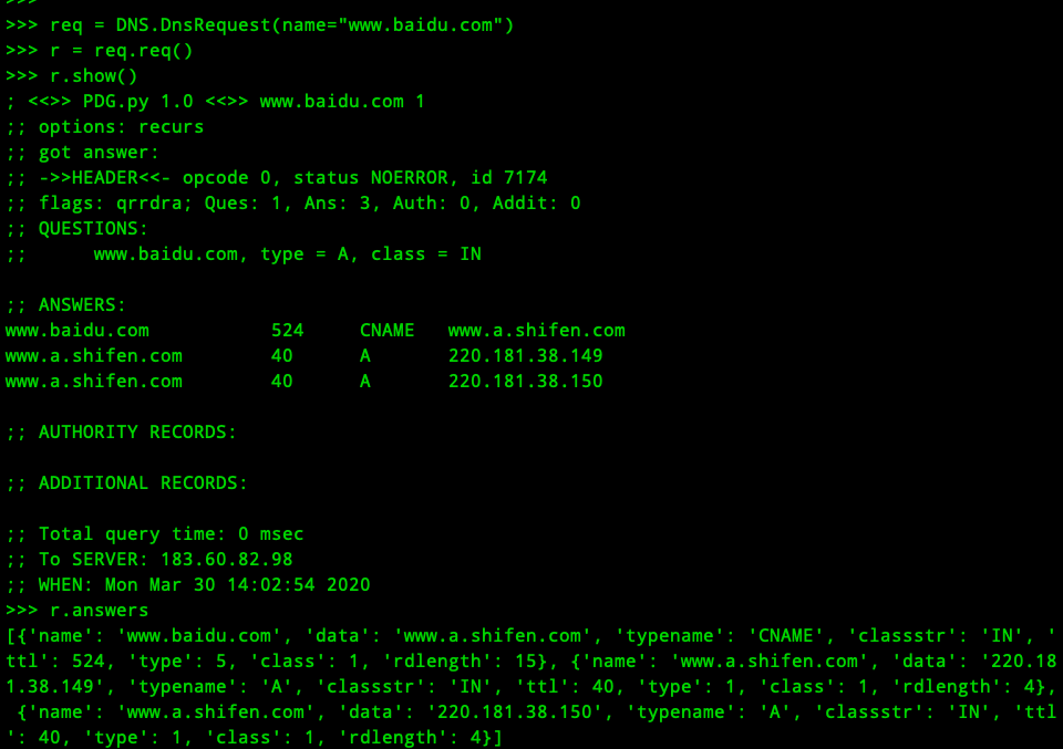 Python DNS解析之pydns/py3dns使用文档_追_梦_者的博客-CSDN博客