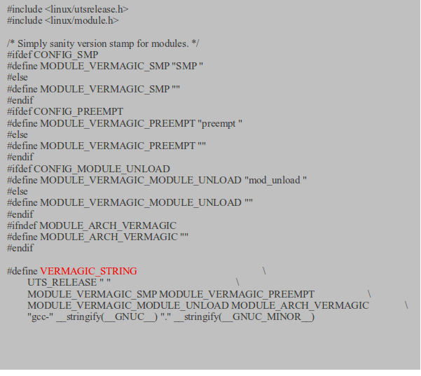 Linux内核模块基础--内核模块_modversions 取消-CSDN博客