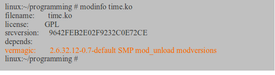 Linux内核模块基础--内核模块_modversions 取消-CSDN博客