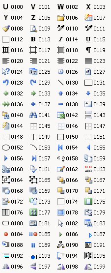 微软菜单栏内置图标ID（CommandBarButton FaceId Property）_commandbarbutton.faceid ...