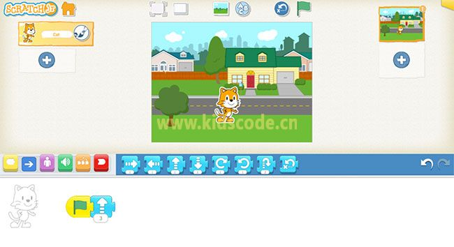 第9课：scratchjr等待指令_scratch对话等待时间怎么算-CSDN博客