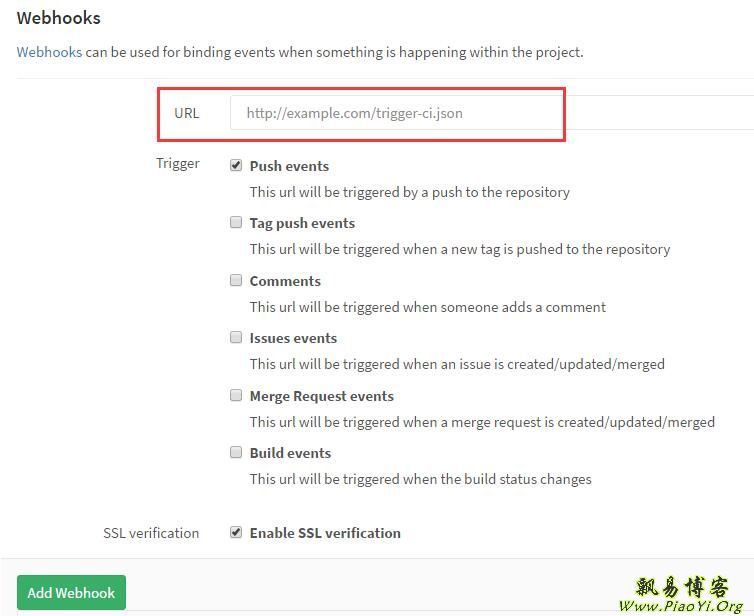 Gitlab或者GitHub利用webhook实现push时项目自动部署_push events-CSDN博客