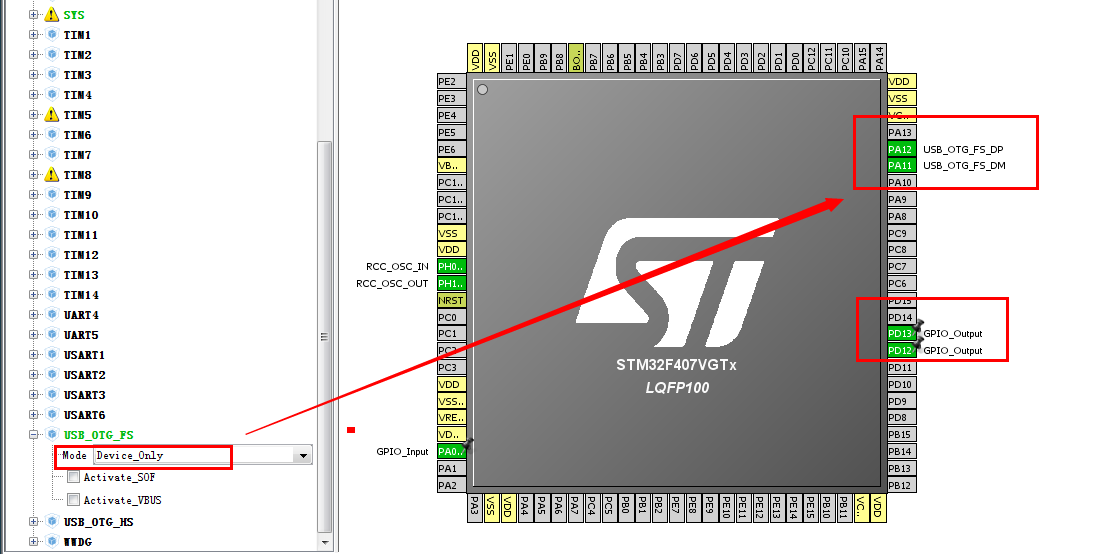 【STM32】【USB】一步步实现stm32cube的usb之CUSTOM_HID当串口使用 (stm32F407discoery板)_stm hid转串口-CSDN博客