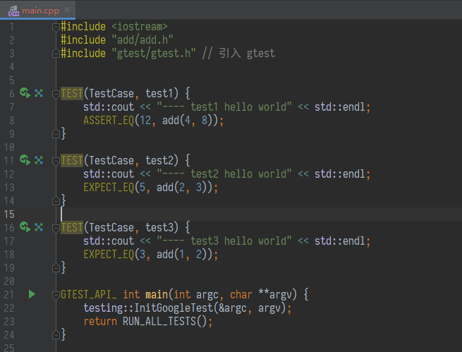 GTEST TEST Macro usage - Programmer Sought