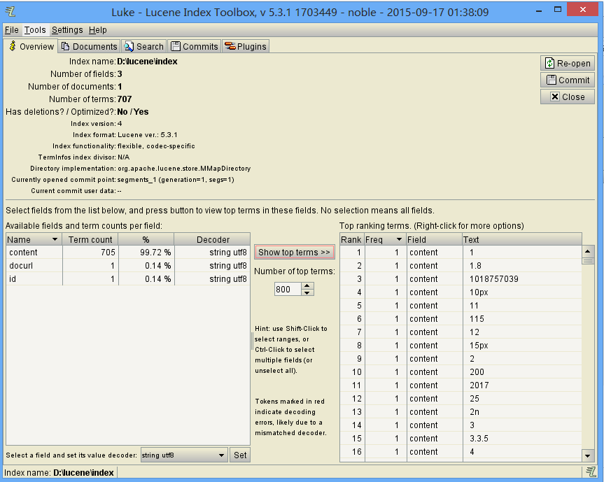 [lucene]03.lucene索引查看工具luke的使用_lucence luka 工具-CSDN博客