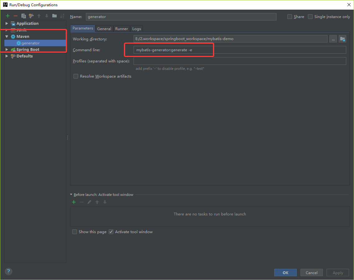 Mybatis 实现基本的增删改查 (基于Mybatis-generator插件方式)_mybatis-generator-config配置增删改查接口-CSDN博客