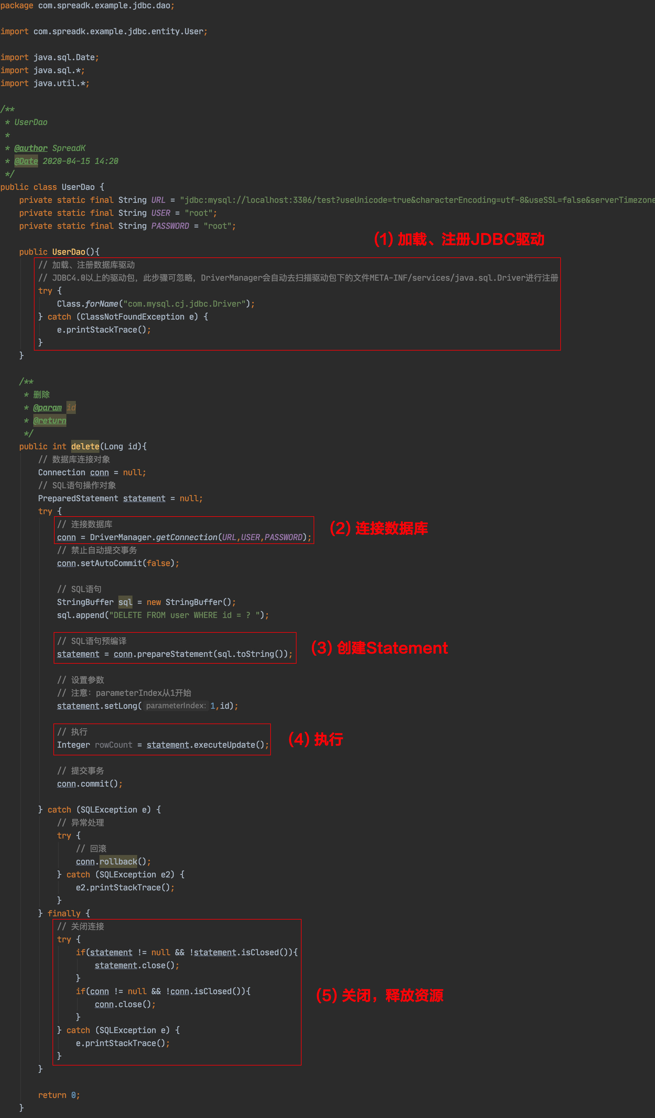 JDBC编程：什么是JDBC、JDBC编程基本步骤、增删改查示例_什么是 jdbc?简述 jdbc 编程的开发步骤。java-CSDN博客