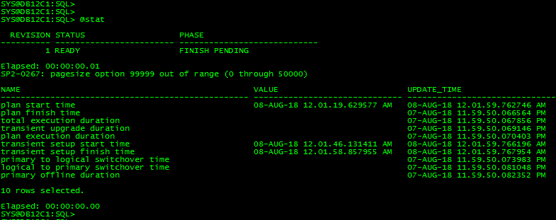 Oracle 19c新特性测试之滚动升级193 Adg 滚动升级 Csdn博客 