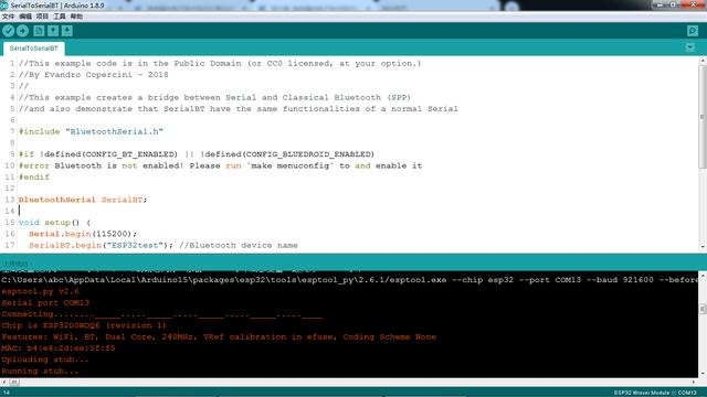 Esp32入门arduino开发（九） 蓝牙串口收发ardiuno Esp32蓝牙串口收发 Csdn博客 