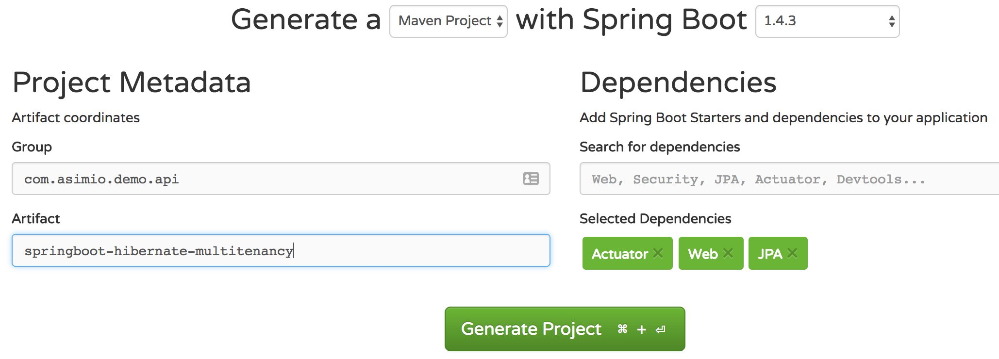 Multi Tenant Applications Using Spring Boot Jpa