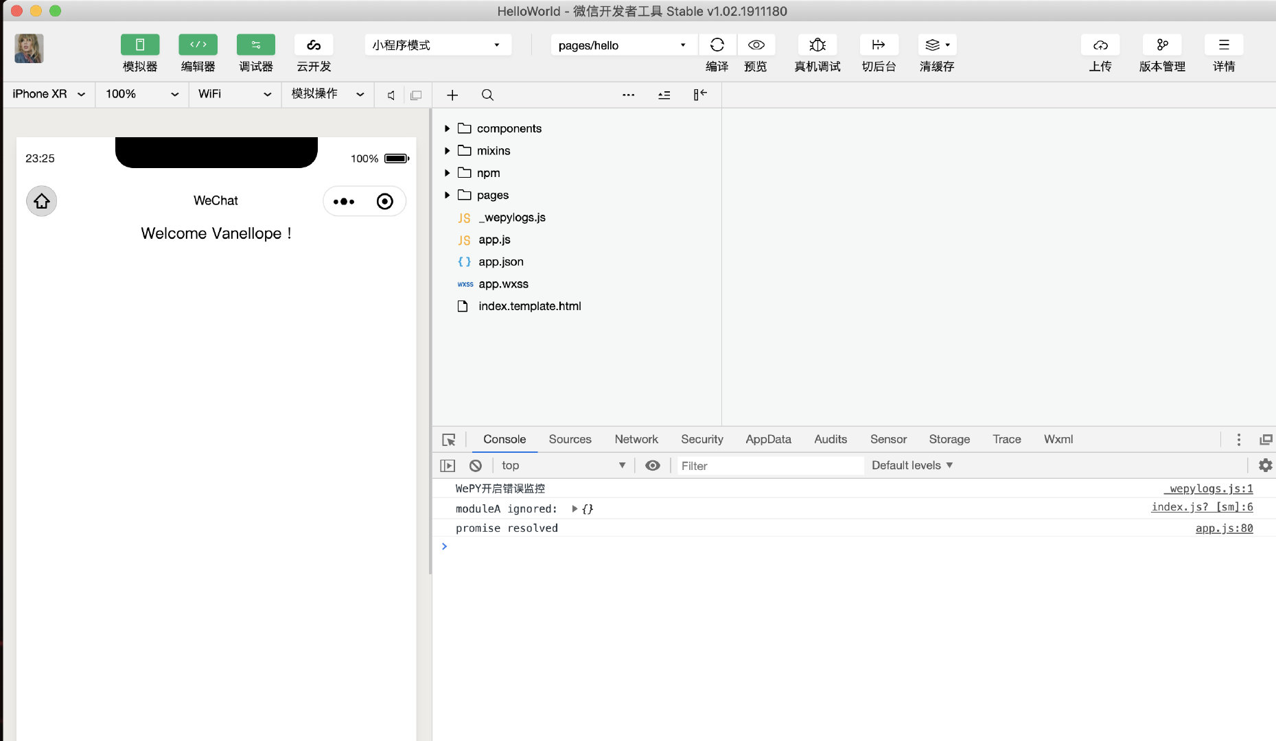 WePY框架学习系列1——使用WePY创建微信小程序-CSDN博客